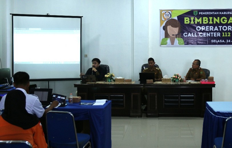 DiskominfoSP Barito Selatan Gelar Bimtek Operator Call Center 112 untuk Persiapan Implementasi ...